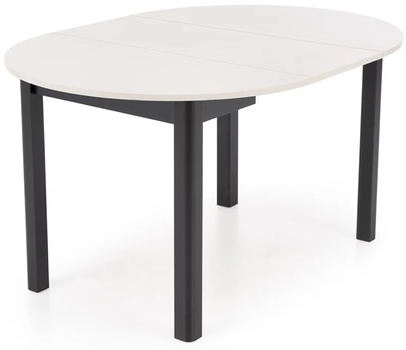 Rozkládací jídelní stůl Ringo 102/142 cm kašmírový/černý