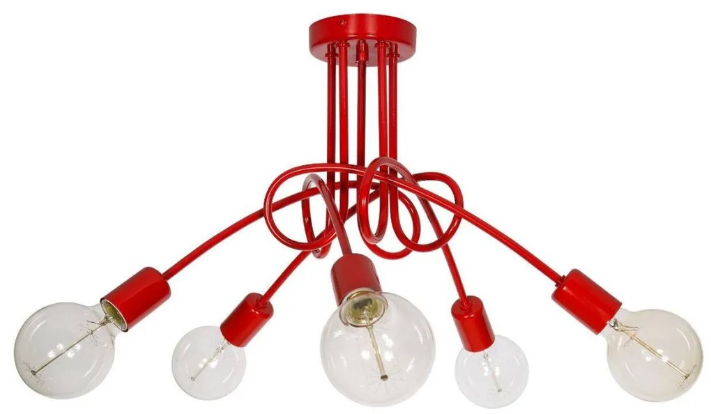 Stropní svítidlo Edison 5, výběr z 10 barev