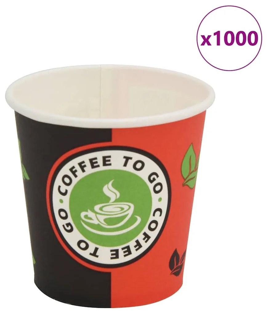 Jednorázové kelímky na kávu 1000 ks 120 ml 30084