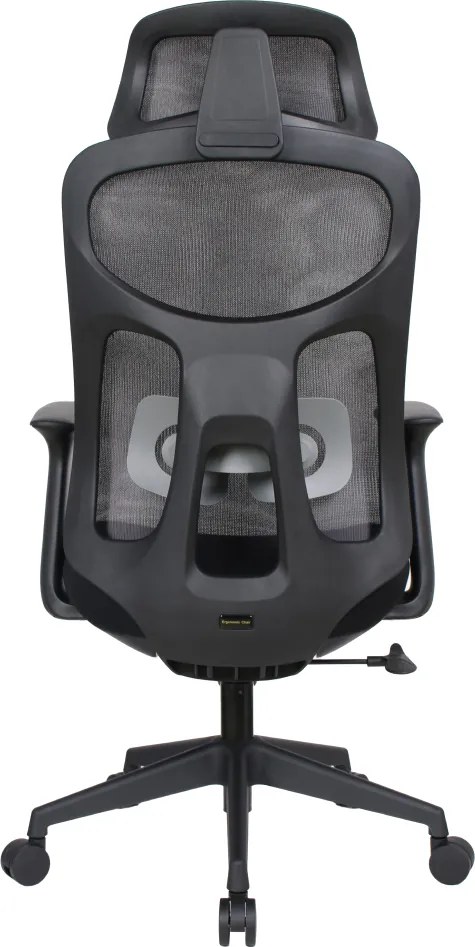 Ergonomická kancelářská židle LERO - černá síťovina / nosnost 150 kg
