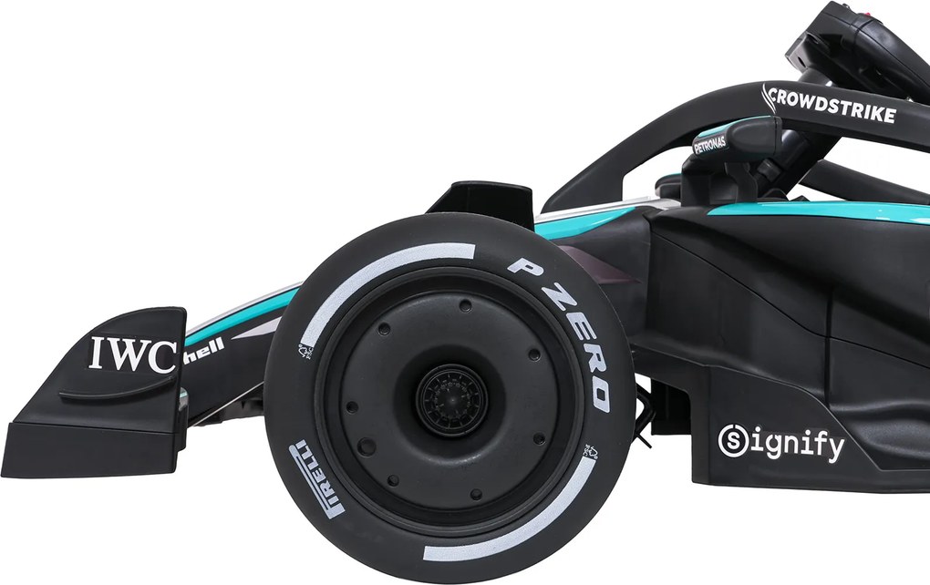 Ramiz Formule AMG Petronas F1 elektrické autíčko pro děti černé na dálkové ovládání + ovladač R/C
