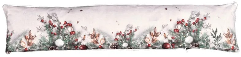 Forbyt Vánoční svítící dekorace okenní polštář Cesmína CYH6024GC 20x85 cm