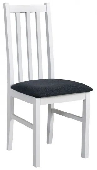 Jídelní židle Dalem X, Barva dřeva: bílá, Potah: Hygge D20