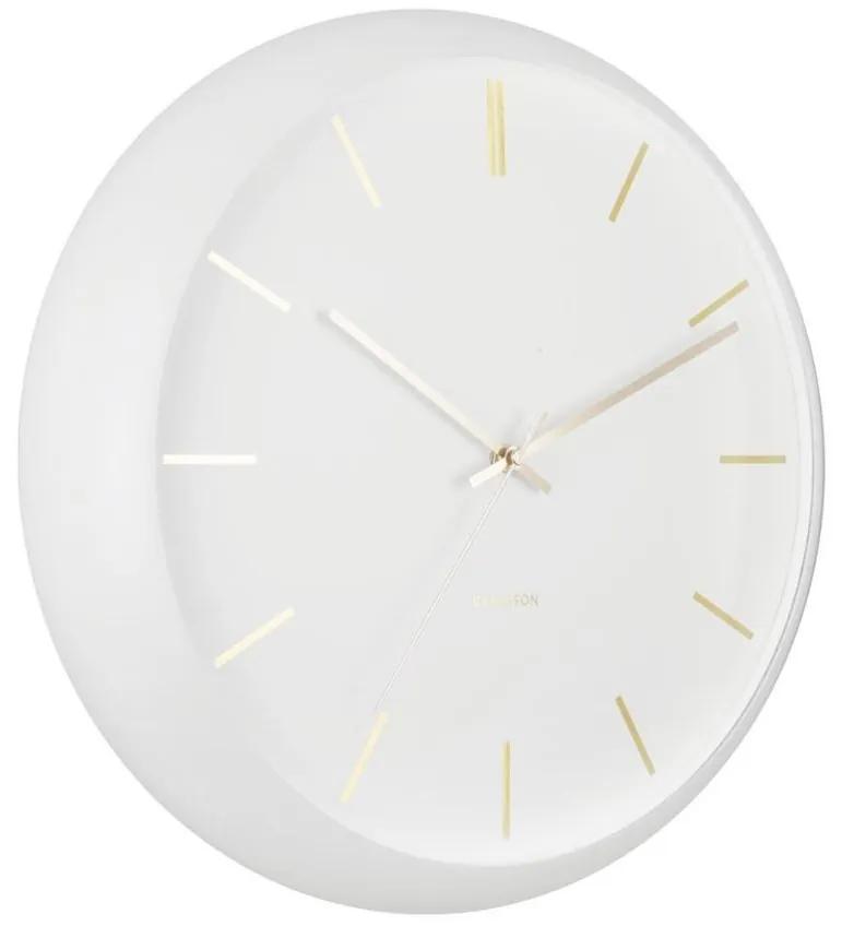 OnaDnes -20% Time for home Bílo-zlaté nástěnné hodiny Belene Ø 40 cm