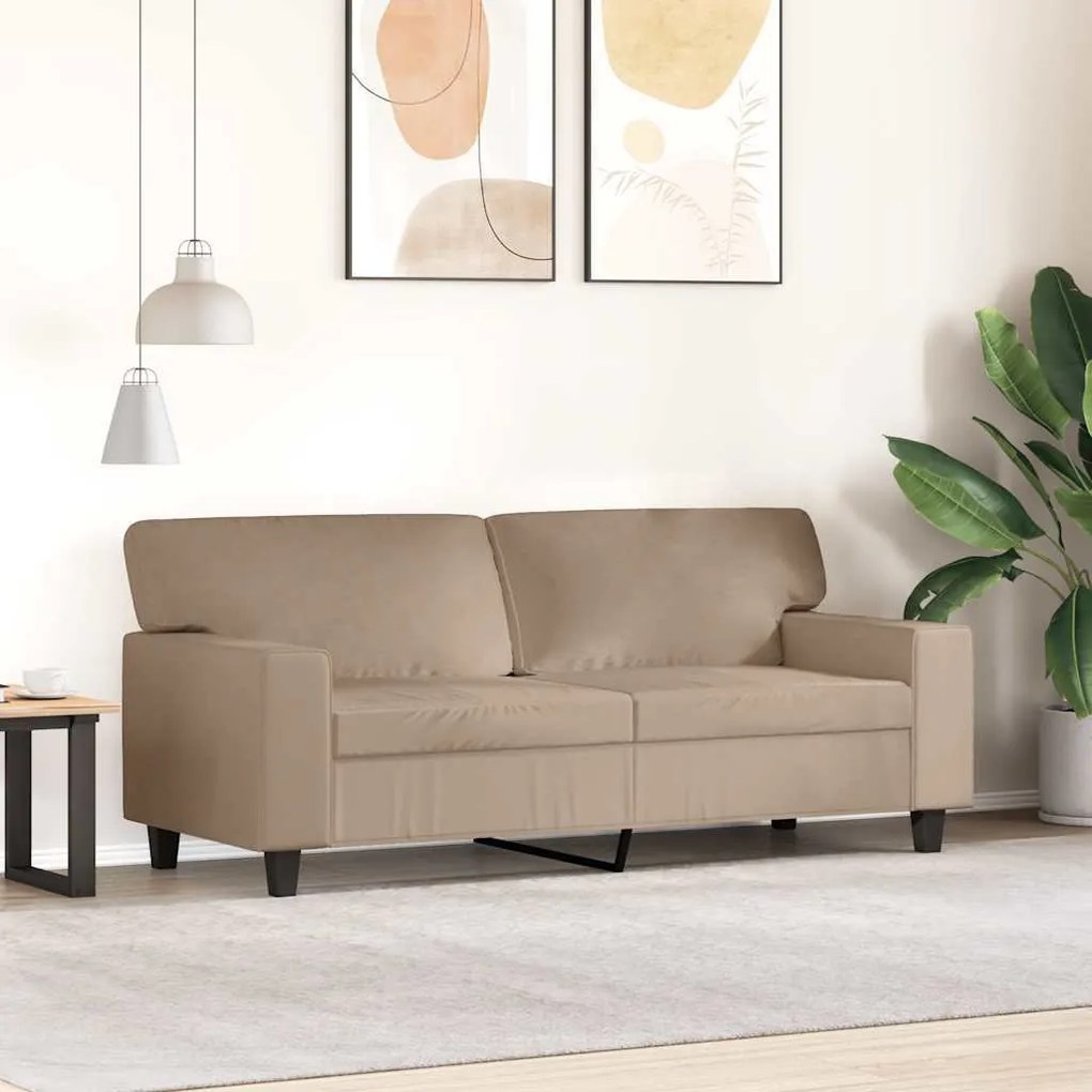 vidaXL 2místná pohovka 140 cm umělá kůže [359417] Barva: krémová