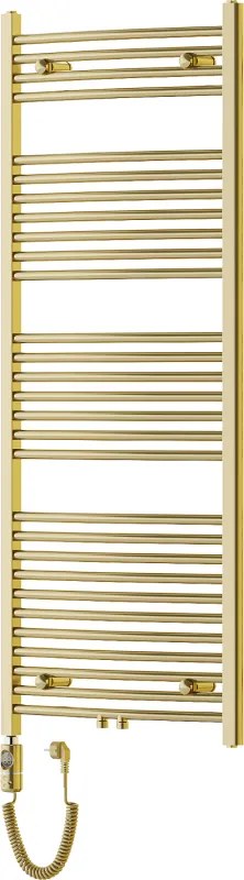 Mexen Ares, elektrické topné těleso 1500x600 mm + topná tyč 600 W, zlatá lesklá, W102-1500-600-2600-50