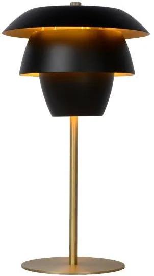 Lucide 05529/01/30 JERICHO stolní lampa E14 / 25W černá Lampy a lampičky na noční stolek