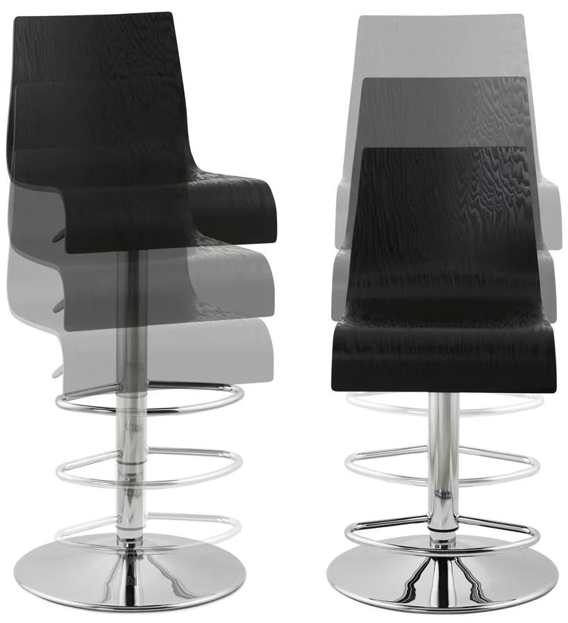 Kokoon Design Barová židle Madeira Barva: Černá