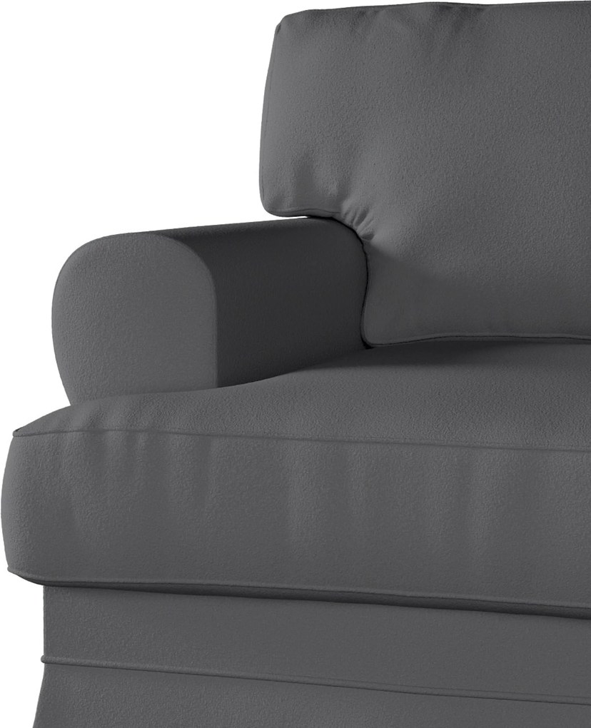 Potah na křeslo IKEA Ekeskog barva šedá látka pletený vzor