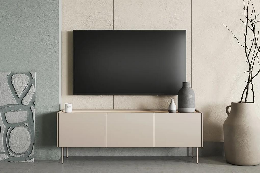 TV stolek Desin 170 cm - kašmírová / dub nagano