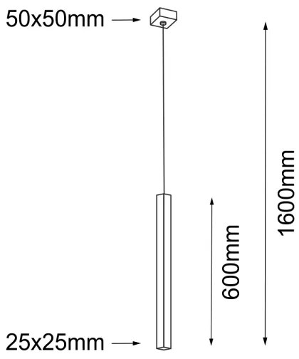 Shilo 7986 - Lustr na lanku AOMORI 1xG9/10W/230V