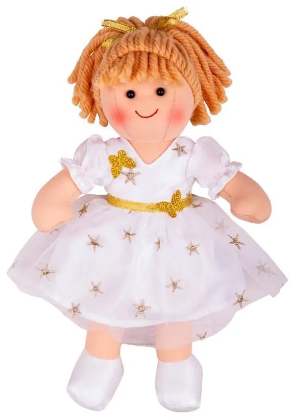 Bigjigs Toys Látková panenka Charlotte 28cm