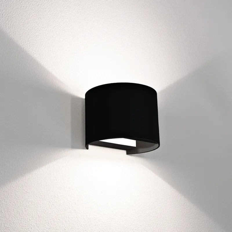 CENTURY Venkovní LED osvětlení na fasádu UP&DOWN Black