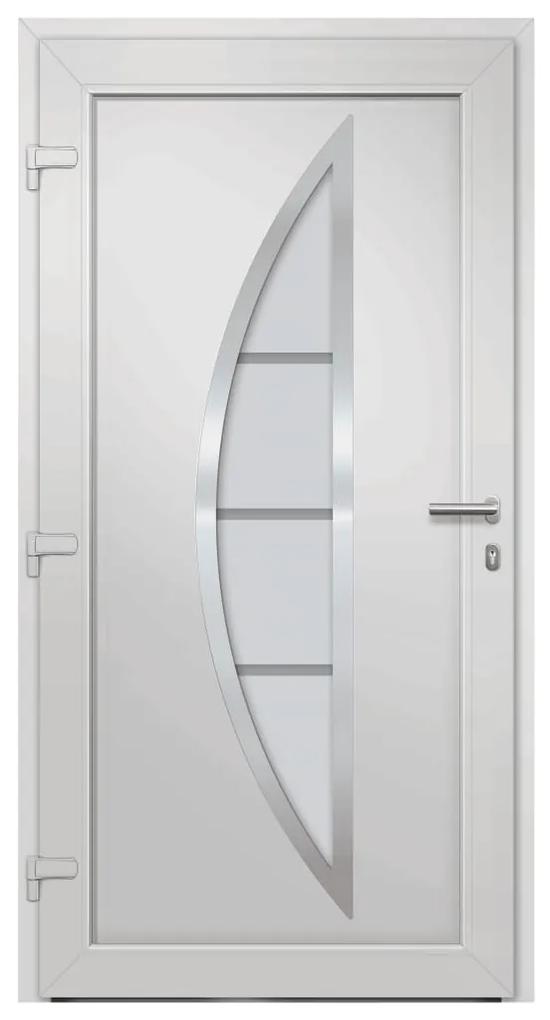 Vchodové dveře bílé 98 x 190 cm - Default Title