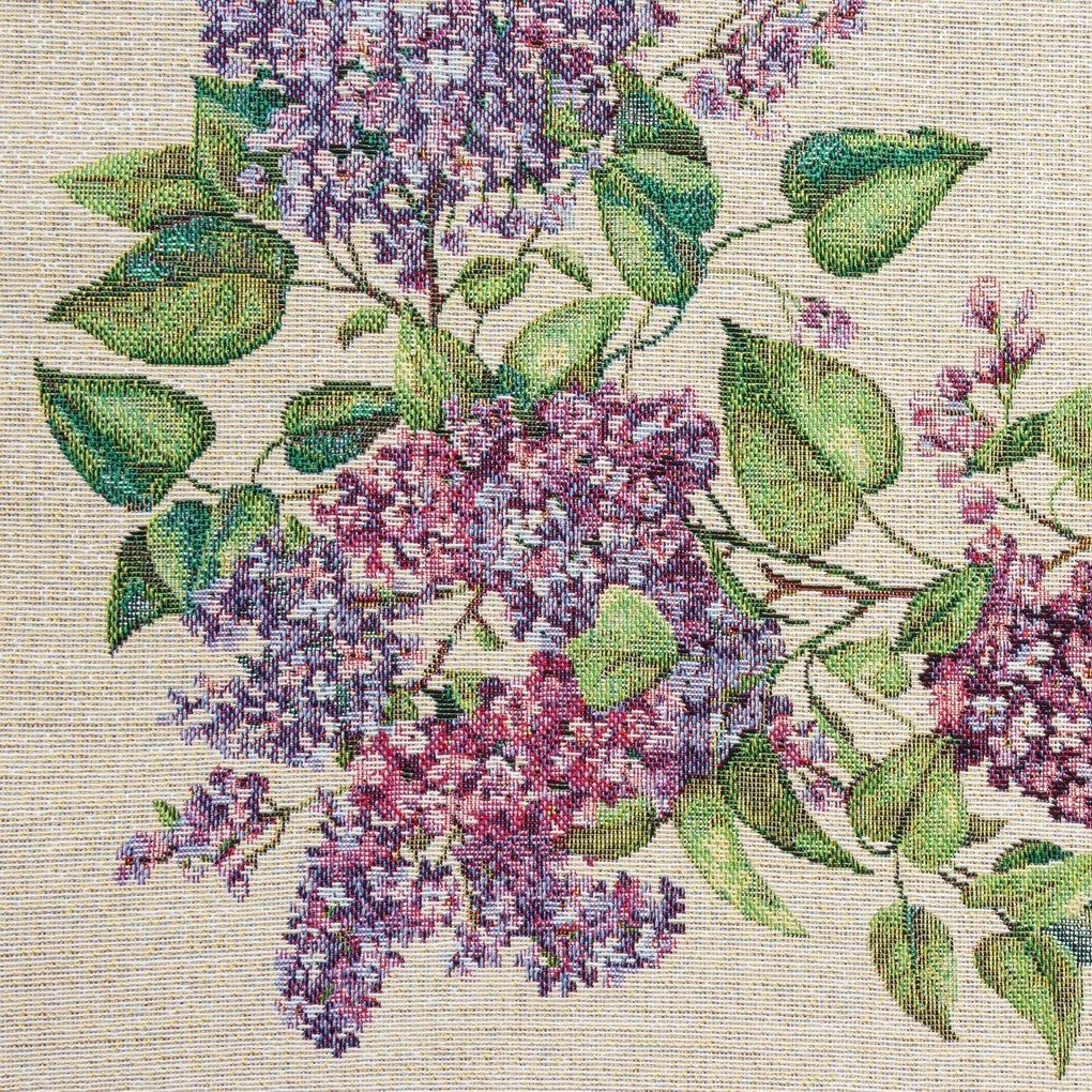 GOBELÍNOVÝ BĚHOUN NA STŮL SYRINGA 45X140 CM VZOROVANÁ