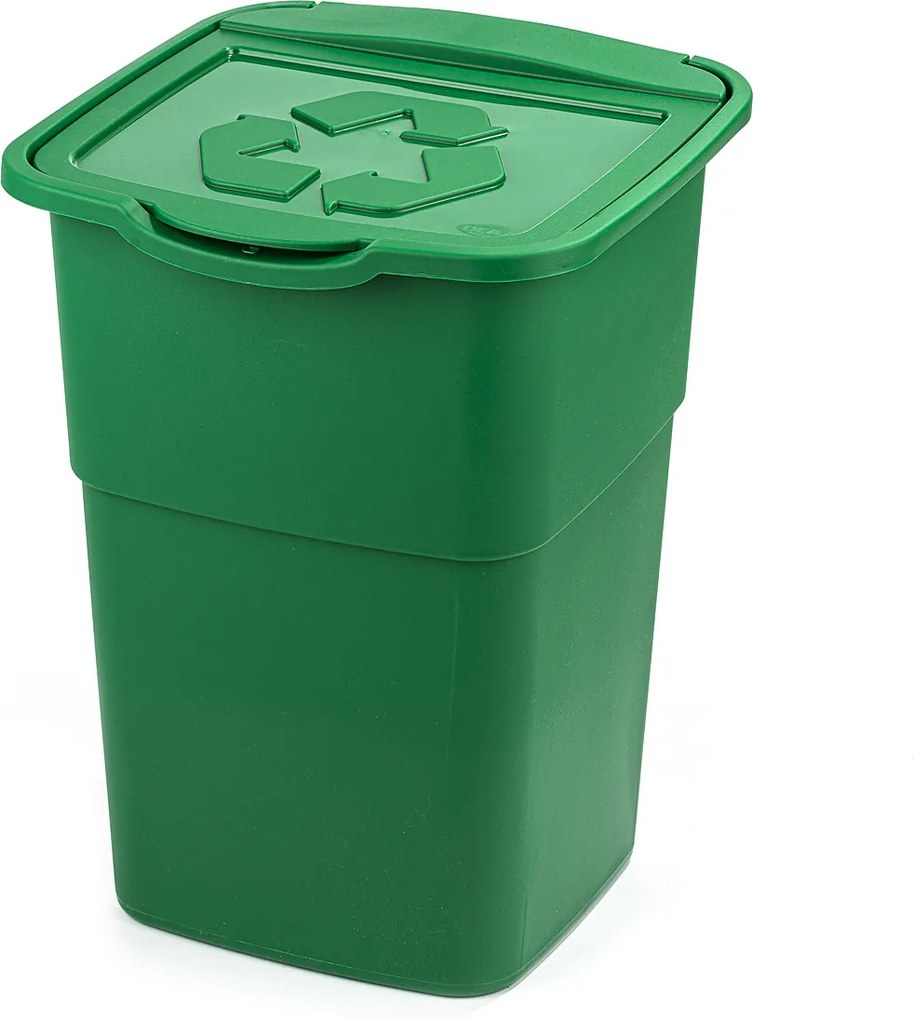 Koš na tříděný odpad Eco Master 50 l, zelená