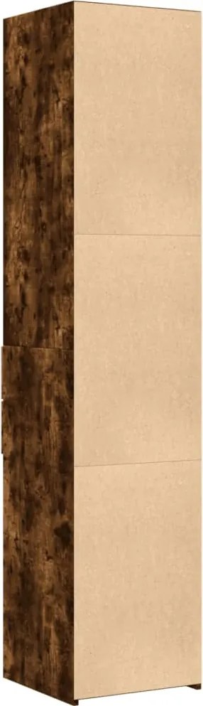 Skříň highboard kouřový dub 40 x 42,5 x 185 cm kompozitní dřevo 3281445