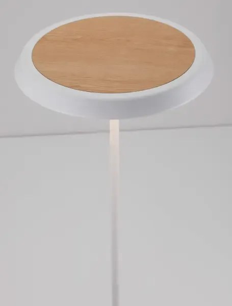 Moderní stojací lampa Ophelia Bílá