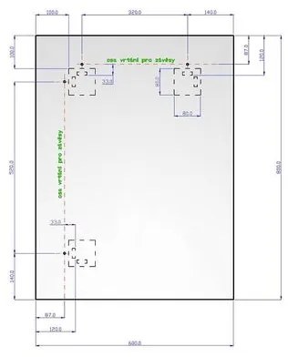 Amirro Ambiente Zrcadlo 60 x 80 cm s LED podsvícením, 410-821