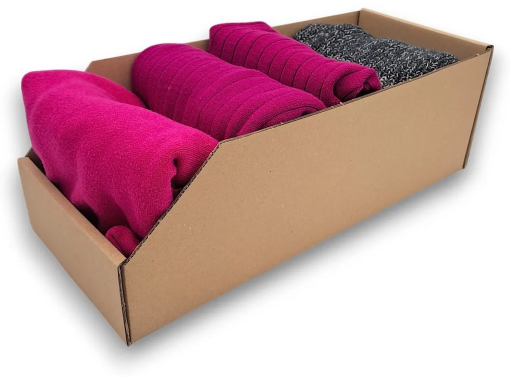 KARTON PAK Úložné boxy na oblečení, organizéry do skříně EKO KARTON 20 x 47 cm