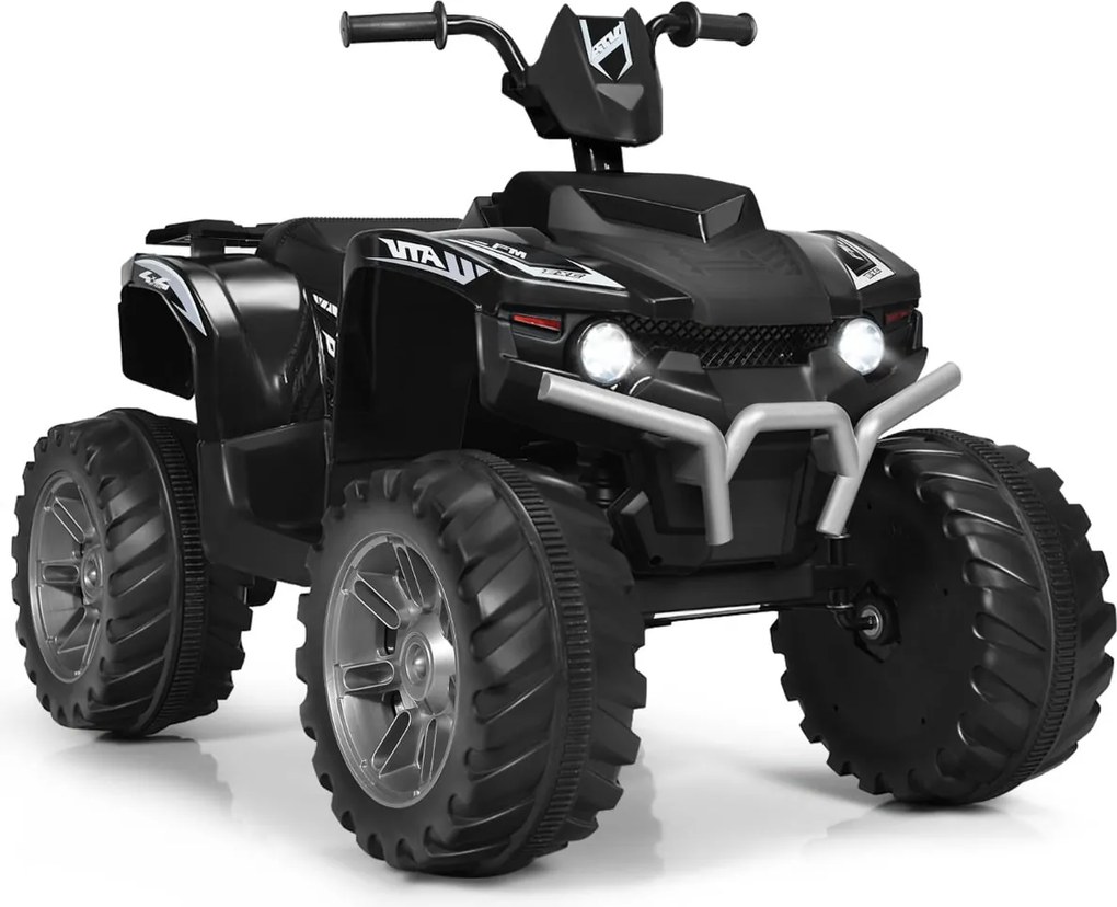 Costway 12 V elektrická dětská čtyřkolka s předním světlem Mini elektrická