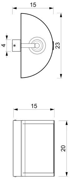 Nástěnné svítidlo KAGA 1xE27/60W/230V černá/zlatá