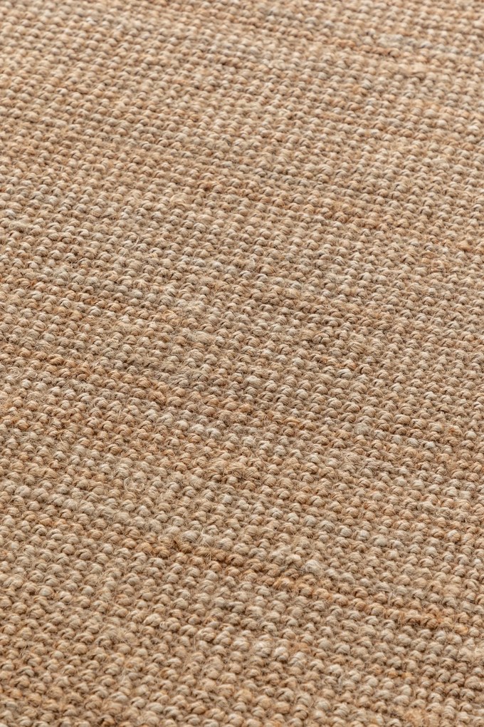 Hanse Home, Běhoun Bouclé Jute 105974 Natural Golden, 80x200, béžová, chodba / předsíň