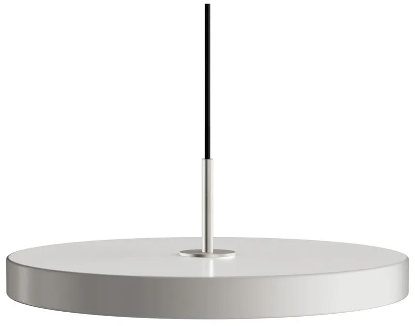 Světle šedé LED závěsné svítidlo s kovovým stínidlem ø 43 cm Asteria Medium – UMAGE