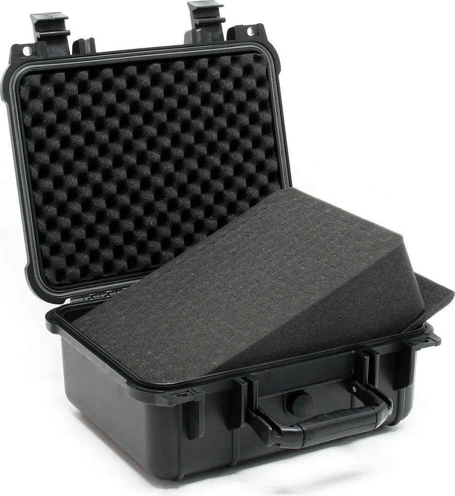 Univerzální přepravní kufr Wiltec – 27 × 24,6 × 12,4 cm, černá (61178)