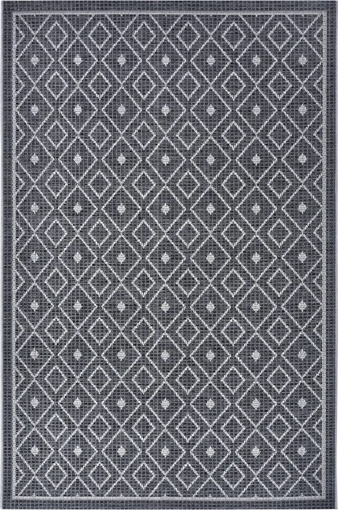 Kusový koberec Clyde 105908 Lahal Grey Beige – na von aj na doma, 115x170, šedá, chodba / predsieň, Hanse Home