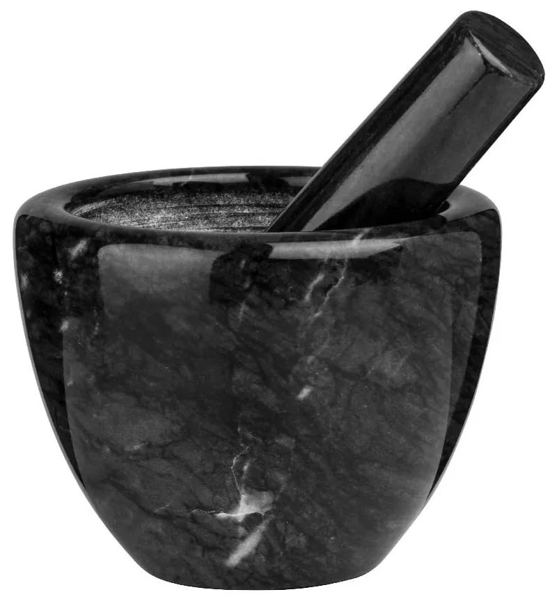 Černý mramorový hmoždíř Premier Housewares Marble