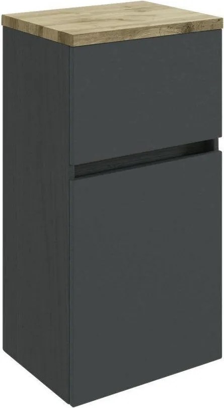XXXLutz SPODNÍ SKŘÍŇKA, šedá, barvy grafitu, 40/79/35 cm Held - Koupelnové série - 000307010004