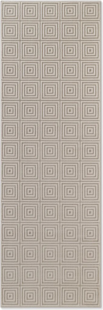 ELLE Decoration, Běhoun Perles 106184 White Cream z kolekce Elle, 80x240, béžová, ložnice