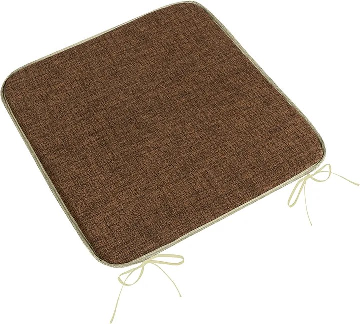 Bellatex Sedák LADA hladký Hnědá 40x40 cm