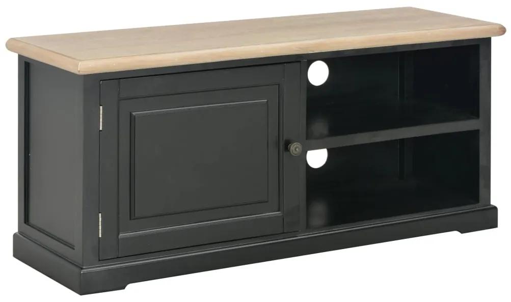 249881 vidaXL TV stolek černý 90 x 30 x 40 cm dřevo