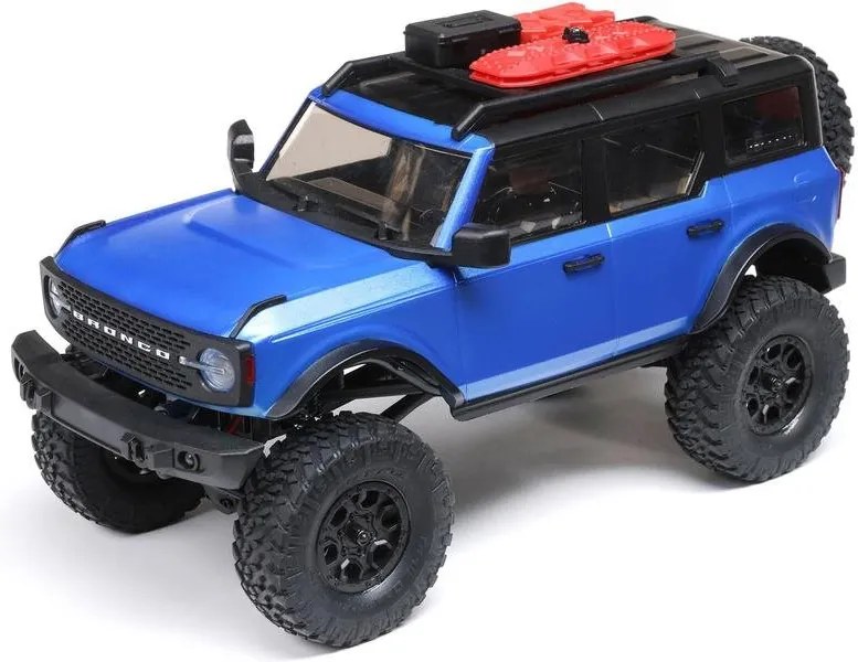 Rc auto axial scx24 ford bronco 2021 1:24 4wd rtr modrý
