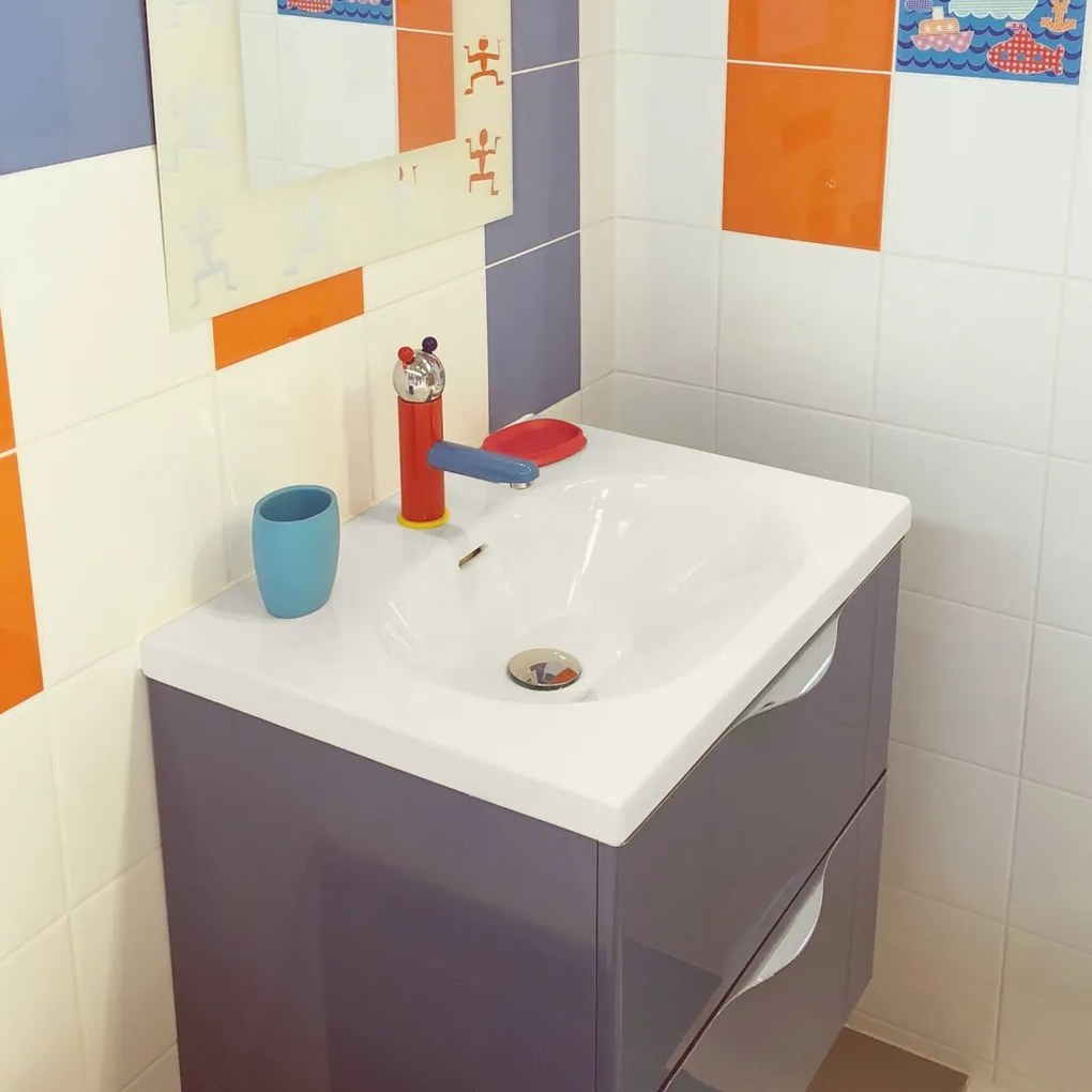 Slezák - RAV Umyvadlová baterie bez výpusti JUNIOR - SE326.x, Chrom Připojovací hadičky - závit: 3/8"