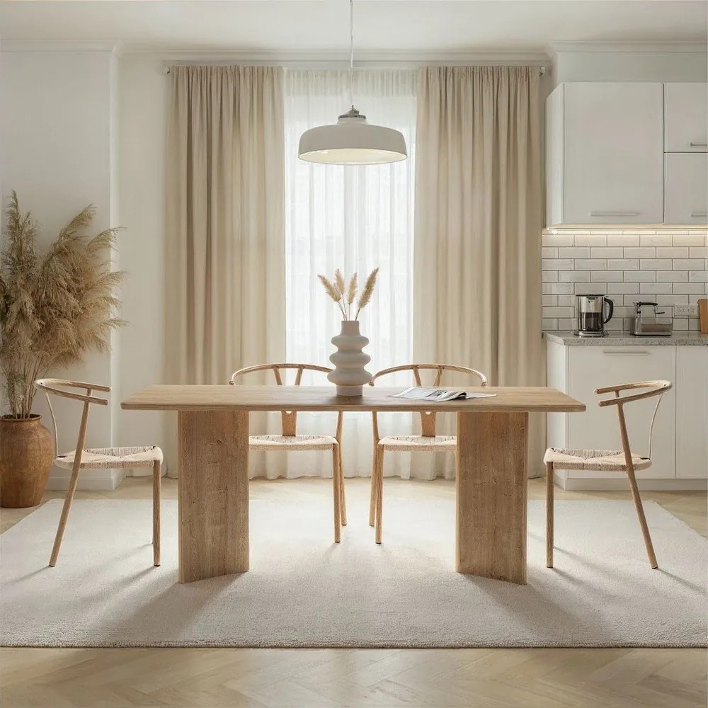 Jídelní stůl v dekoru dubu 90x180 cm Linza – Kalune Design