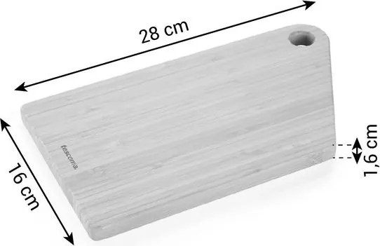 TESCOMA Servírovací a krájecí deska NIKKO 28 x 16 cm