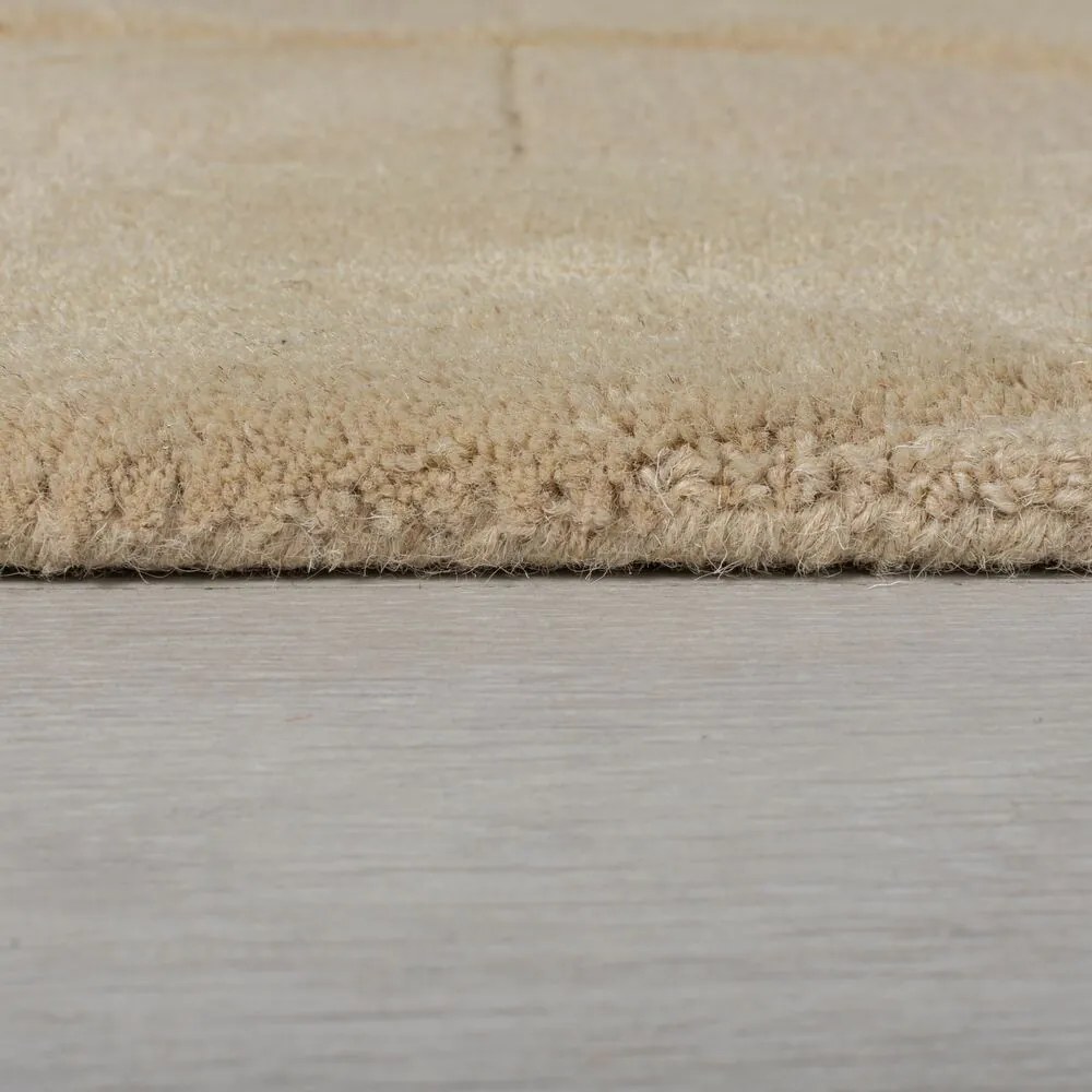 Flair Rugs, Kusový koberec Moderno Gigi Natural kruh, 160x160 (průměr) kruh, béžová, ložnice