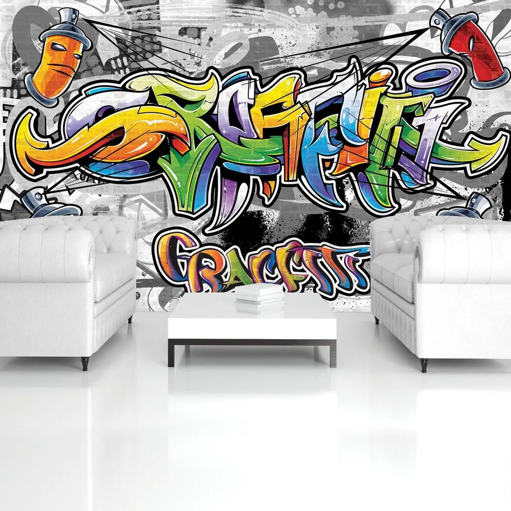 Fototapeta - Barevné Graffiti (152,5x104 cm)