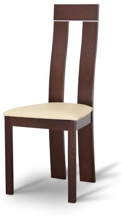 Jídelní židle DESI Barva: Ořech/béžová