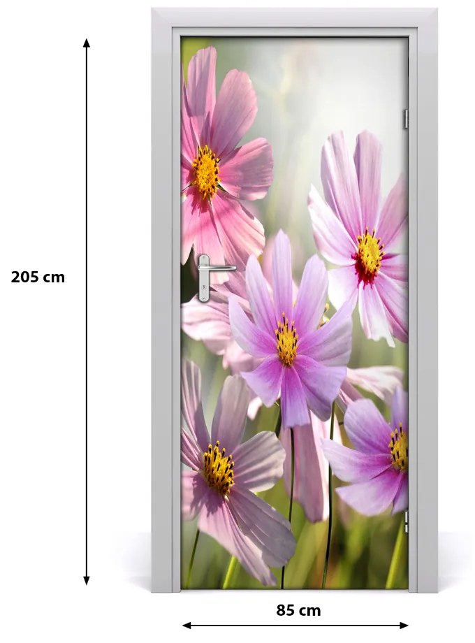 Fototapeta samolepící Polní květiny 85x205 cm