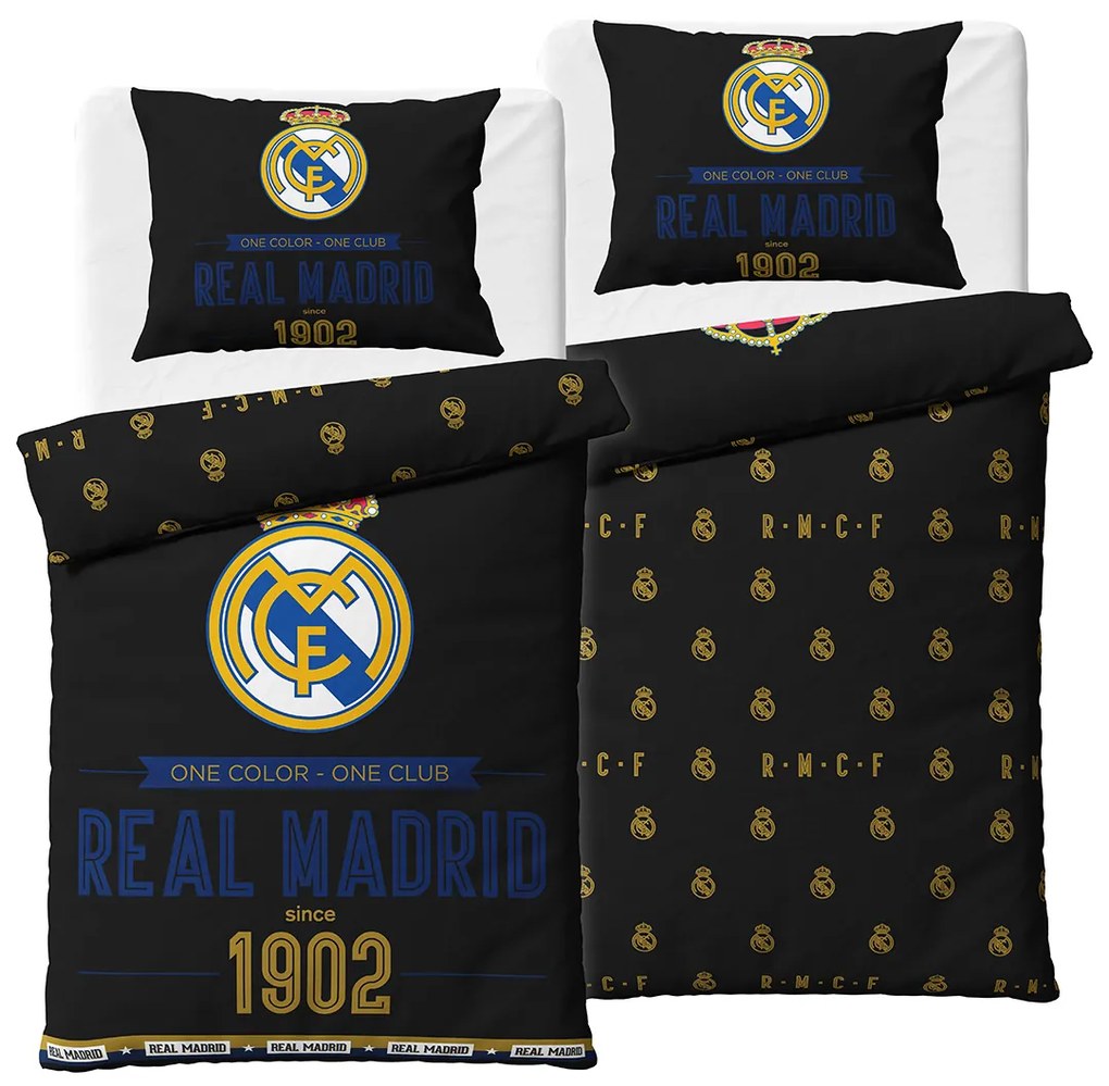 Povlečení Real Madrid Royal Black