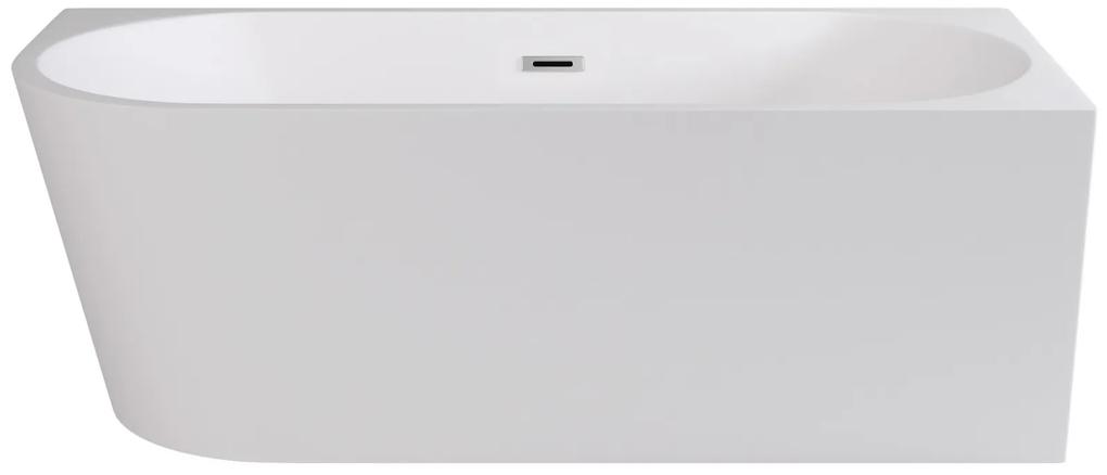 BESCO Volně stojící vana ZOYA Glam - grafitová Barva sifonu - Černá, Rozměr vany - 150 × 75 cm, Způsob provedení - Levé - VANZOYA150LBG3