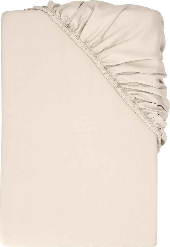 Livarno® Saténové napínací prostěradlo, 90–100 x 200 cm (béžová)