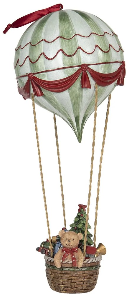 Dekorace medvídek v balónu - Ø 14*37 cm