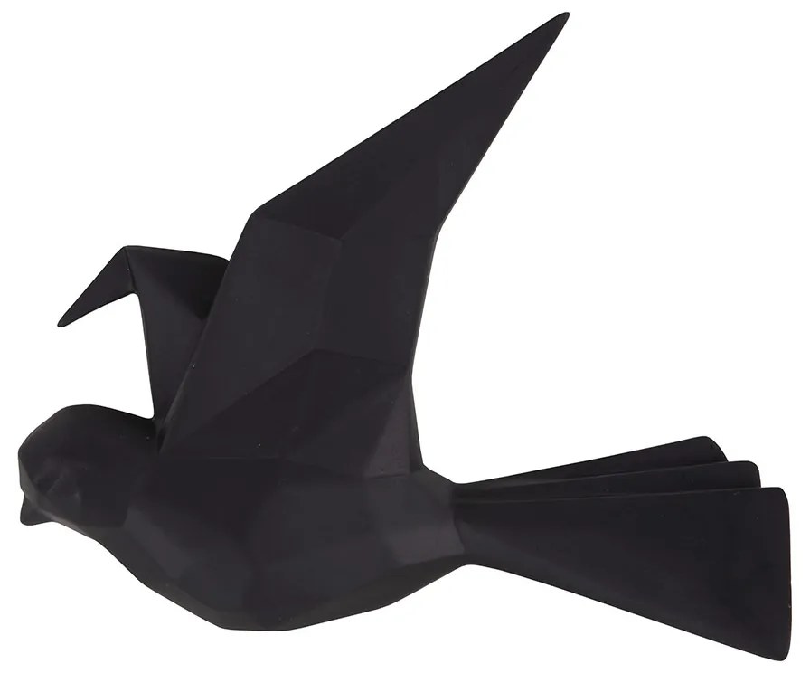 Sada 2 ks – Malý nástěnný věšák Origami Bird –  19 × 3,5 × 15,7 cm PRESENT TIME