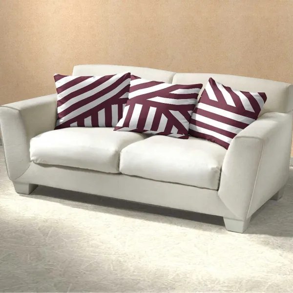 Dadka Povlak na polštář bavlna Zebra bordó  70x90 cm