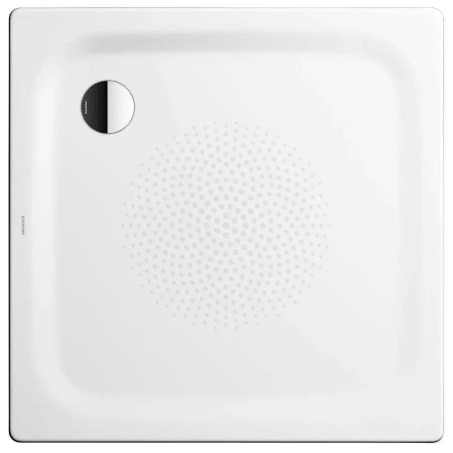 Kaldewei Avantgarde - Sprchová vanička Superplan 391-2, 100x100 cm, celoplošný antislip, Perl-Effekt, s polystyrénovým nosičem, bílá 447035043001